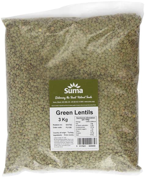 Suma Green Lentils 3 Kg Uk Grocery