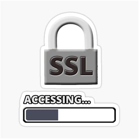 ssl secure sockets layer hacking graphic design by tatzki sticker