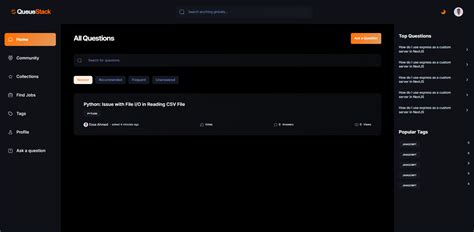 Github Devessaahmedqueuestack Next Js 14 Queuestack Is A Complex Qanda Platform For Developers