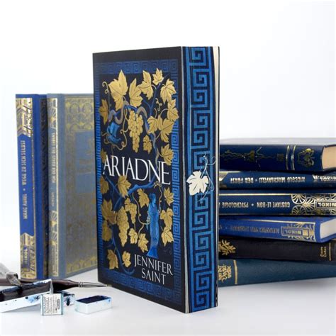 Ariadne by Jennifer Saint with Stencilled Book Edges