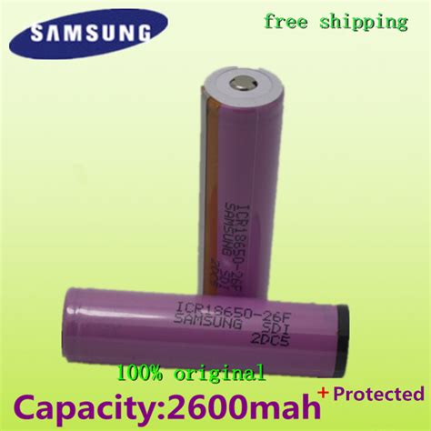 Купить 2 шт/много оригинального samsung 18650 аккумуляторы icr18650 ...