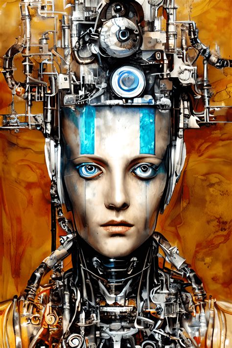 Digital Graphic Full Body Hyper Realistic Robot · Creative Fabrica