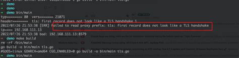 Tls Handshake Error · Issue 93 · Piresgo Proxyproto · Github