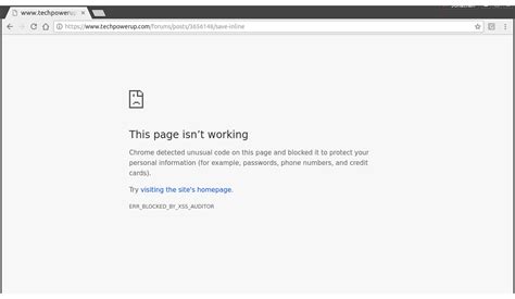 Forum Issue Xss Issue When Editing A Post Techpowerup Forums
