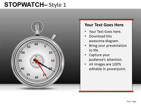 Stopwatch 1 Powerpoint Presentation Slides Db Powerpoint Design