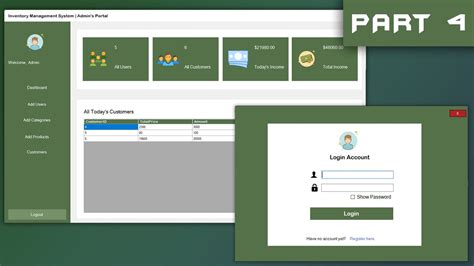 C Tutorial Part Inventory Management System Youtube