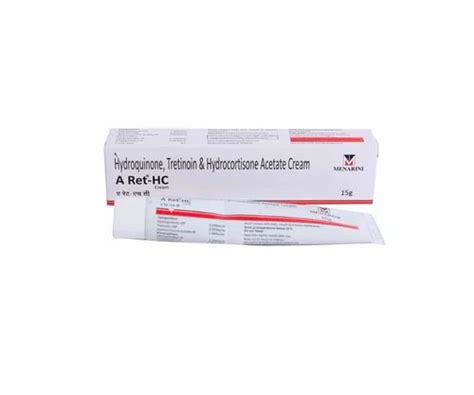 Hydroquinone Tretinoin And Hydrocortisone Acetate Cream For Hospital