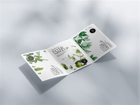 5 Free A5 Tri Fold Brochure Mockup Psd Files Good Mockups
