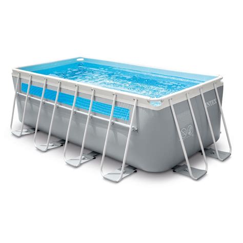 Piscine Tubulaire Rectangulaire Intex Prism Frame Clearview 4 X 2 X 1