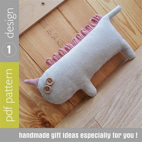 Stuffed Unicorn Sewing Pattern Pdf Rag Doll Tutorial Dailydoll Shop