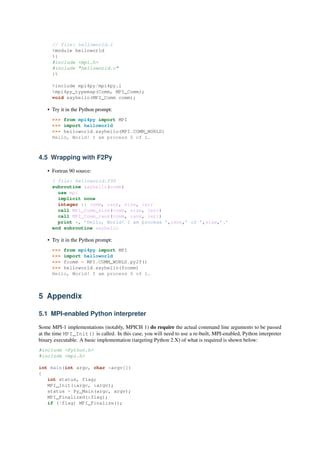 Mpi Py Manual PDF