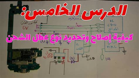 الدرس الخامس كيفية إصلاح وتحديد نوع عطل شحن الهاتف 5 LESSON YouTube
