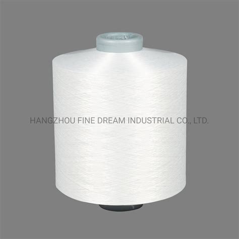 Polyester Yarn Post Consumer Recycled Dty Fdy Poy From Bottle Chips Grs Certificate Recycled