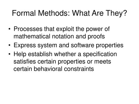 Ppt Thesis Defense Incremental Validation Of Formal Specifications Powerpoint Presentation