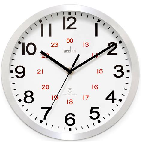 Acctim Century Radio Controlled Wall Clock 25cm Radio Controlled Clocks