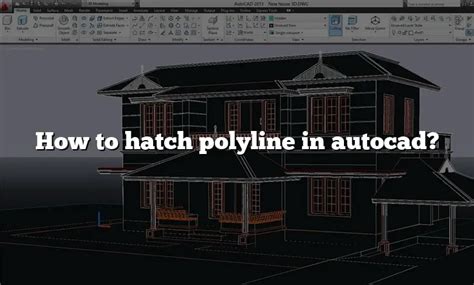 How To Hatch Polyline In Autocad Caddikt