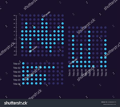 Dot Plot Infographic Chart Design Template Stock Vector Royalty Free Shutterstock