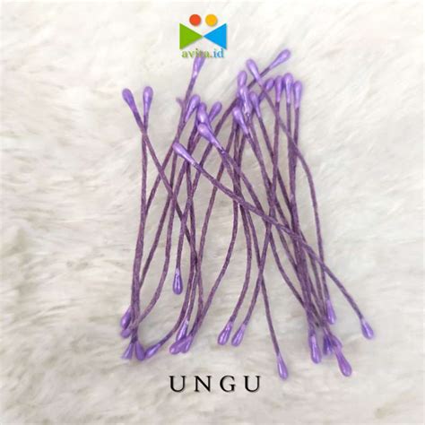 Jual 10 Biji Putik Bunga Putik Sari Bunga Plastik Putik Benang Sari
