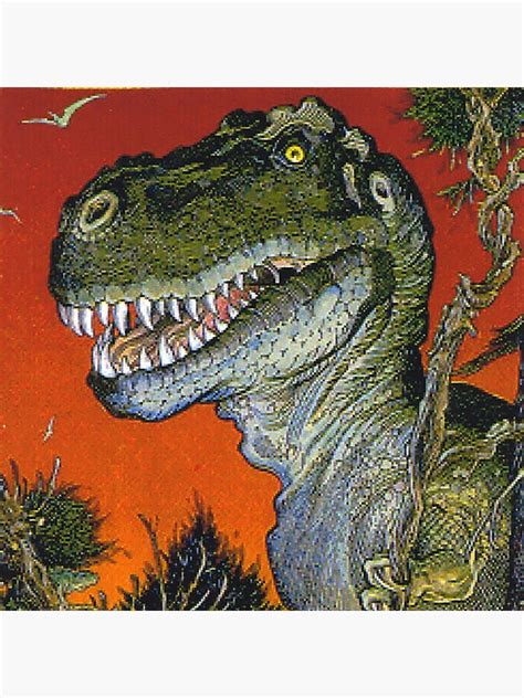 The Dinosaur Album Poster For Sale By Crovinghy Redbubble
