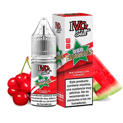 Ivg Favourite Bar Salts Watermelon Cherry 10ml