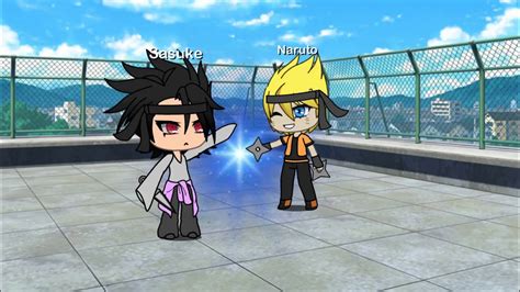 Naruto Vs Sasuke Gacha Life Youtube