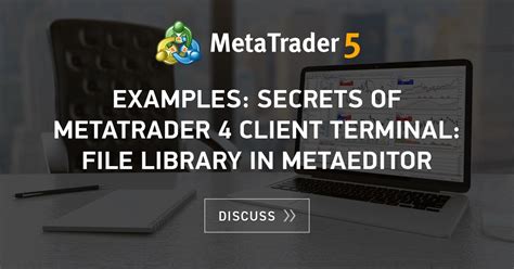 Examples Secrets Of Metatrader 4 Client Terminal File Library In