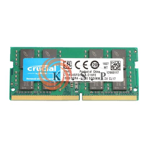 رم لپ تاپ Ram 16g Ddr4 2400 Crucial کیان سیستم پایتخت