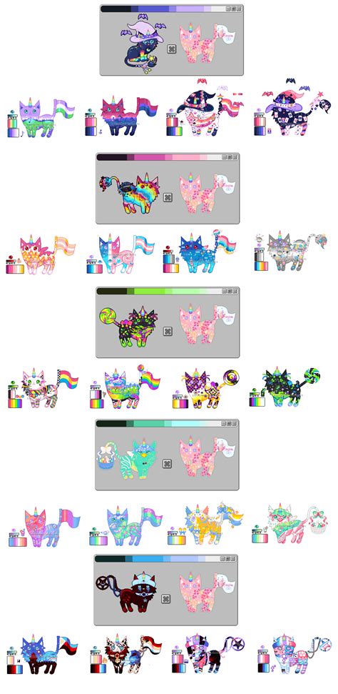 Pride Unicats Batch Open By Koshechkazlatovlaska On Deviantart
