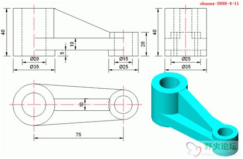 三维建模练习题 Pro E 练习专版 野火论坛