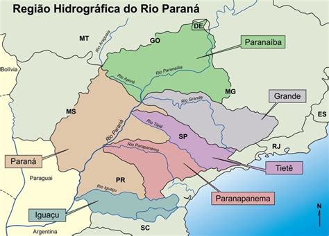 bacia do rio paraná Pesquisa Google Bacia hidrográfica Rio parana Rio