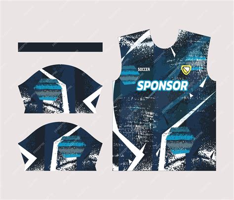 Premium Vector Colorful Sports Jersey Design For Sublimation Or
