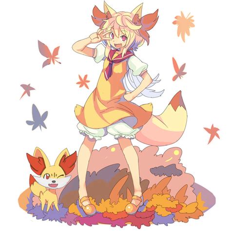 Fennekin Girl Gijinka Moe Anthropomorphism Know Your Meme