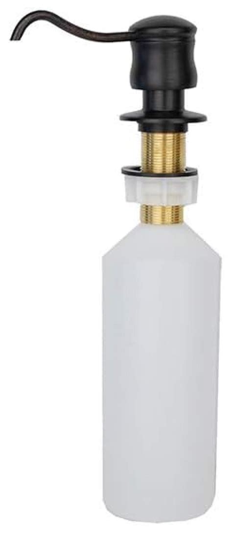 Huang Zhong Wen Pcp 701orb Solid Brass Soap And Dispenser Oil Rubbed