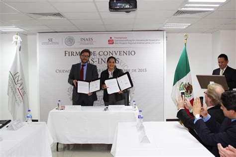 FIRMA INAES CONVENIO CON LA FUNDACIÓN ALEMANA DE CAJAS DE AHORRO PARA