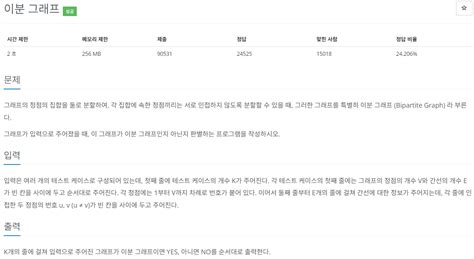 Boj 1707 이분 그래프