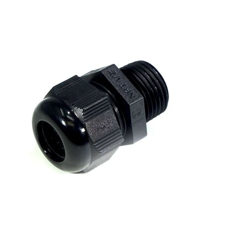 Dome Cap Cable Gland Black Polyamide 1 2 Npt Cable Range 19 35