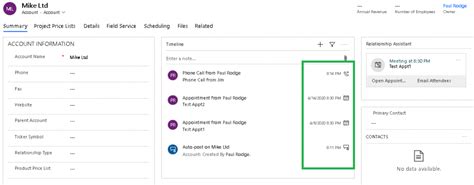 Configure Display Activities In Uci With The Card Form Microsoft Dynamics 365 Crm Tips And Tricks