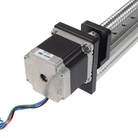 Threaded Rod Linear Guide Rail With Motor And Ball Screw For CNC Linear Actuator 500MM Free