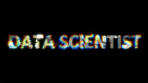 Glitch And Chromatic Aberrance Cybernetical Text Data Scientist On