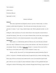 Density Lab Report Pdf Lookenott True Lookenott Carla Lowery Chemistry Honors September