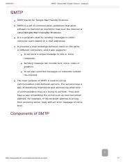 SMTP Simple Mail Transfer Protocol Javatpoint Pdf SMTP Simple Mail Transfer