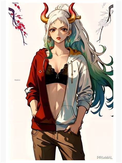 Yamato One Piece Sticker For Sale By Prixmal Redbubble