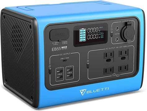 Amazon Com Bluetti Eb Portable Power Station W Wh Lifepo Battery Pack Solar Generator