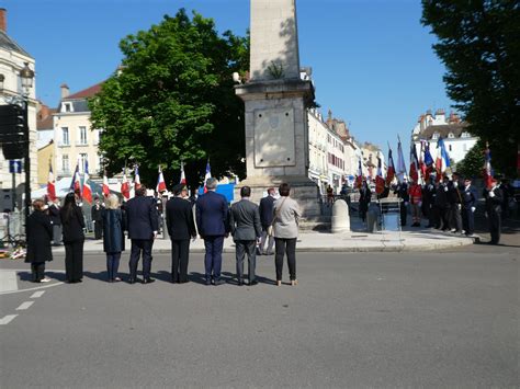 Chalon Sur Saône La Commémoration Du 77ème Anniversaire De La