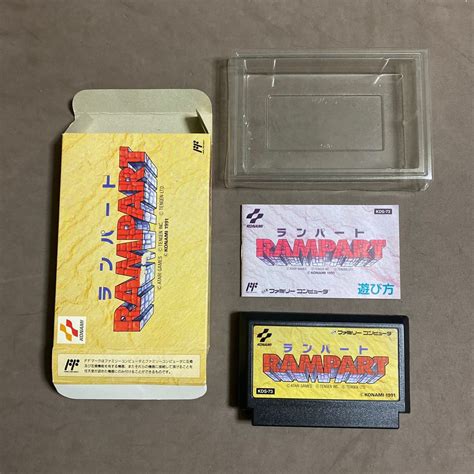 Yahooオークション 箱説付き ファミコンソフト ランパート