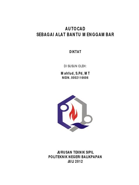 panduan menggambar menggunakan autocad pdf