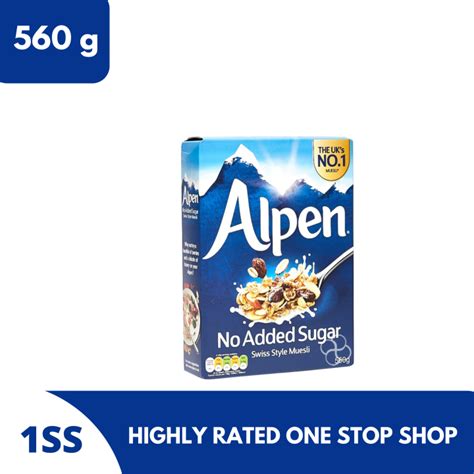 Alpen No Added Sugar Swiss Style Muesli Cereal 560g Lazada Ph