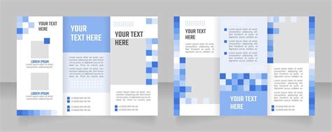 Websites Creation And Programming Trifold Brochure Template Design Zig