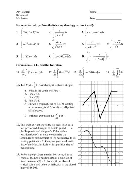 Fillable Online AP Calculus AB Calculus Review Math With Mr Wood Fax Email Print PdfFiller