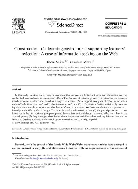 Pdf Comparing Computer Supported Dynamic Modeling And Paper And Pencil Concept Mapping